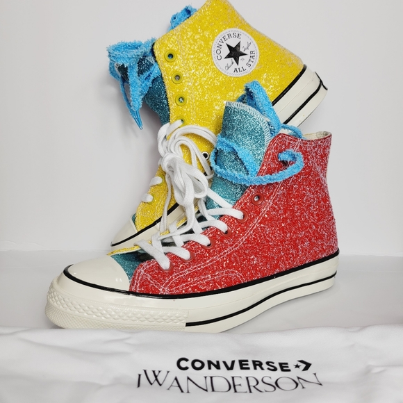 Converse | Shoes | New J W Anderson Glitter Converse All Star High Top ...